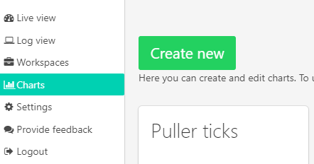 Charts: Create custom charts in DevoVision