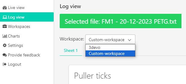 Workspaces: How to customize DevoVision