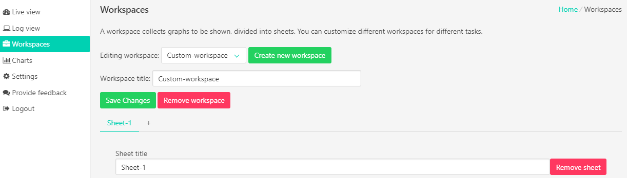 Workspaces: How to customize DevoVision