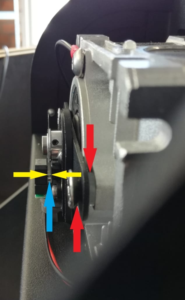 "Extruder motor or encoder error"