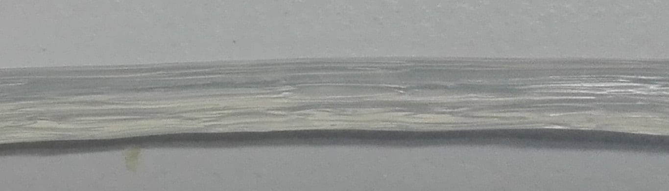 Air bubbles or holes in filament