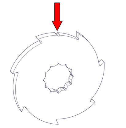 How to install the shredder blades of the GP20 Shredder Hybrid